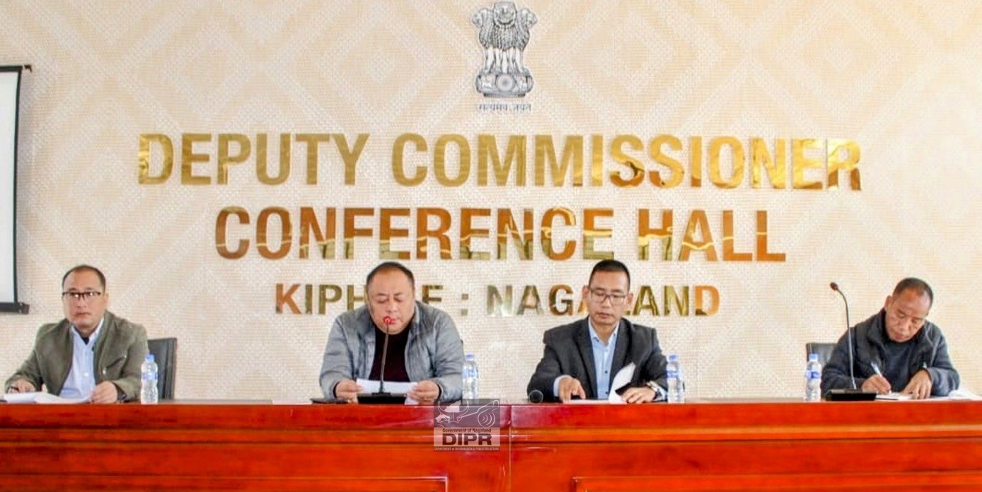 KIPHIRE DPDB MEETING HELD | DIPR Nagaland-Department of Information & Public Relations, Nagaland